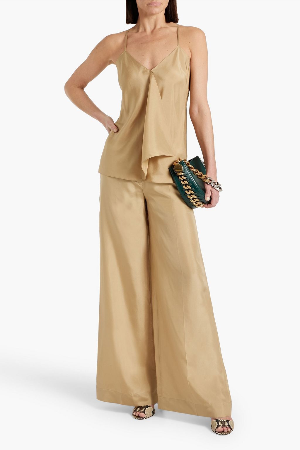 Silk-Habotai Camisole by JOSEPH Priestley: Luxurious Draped Design for ...