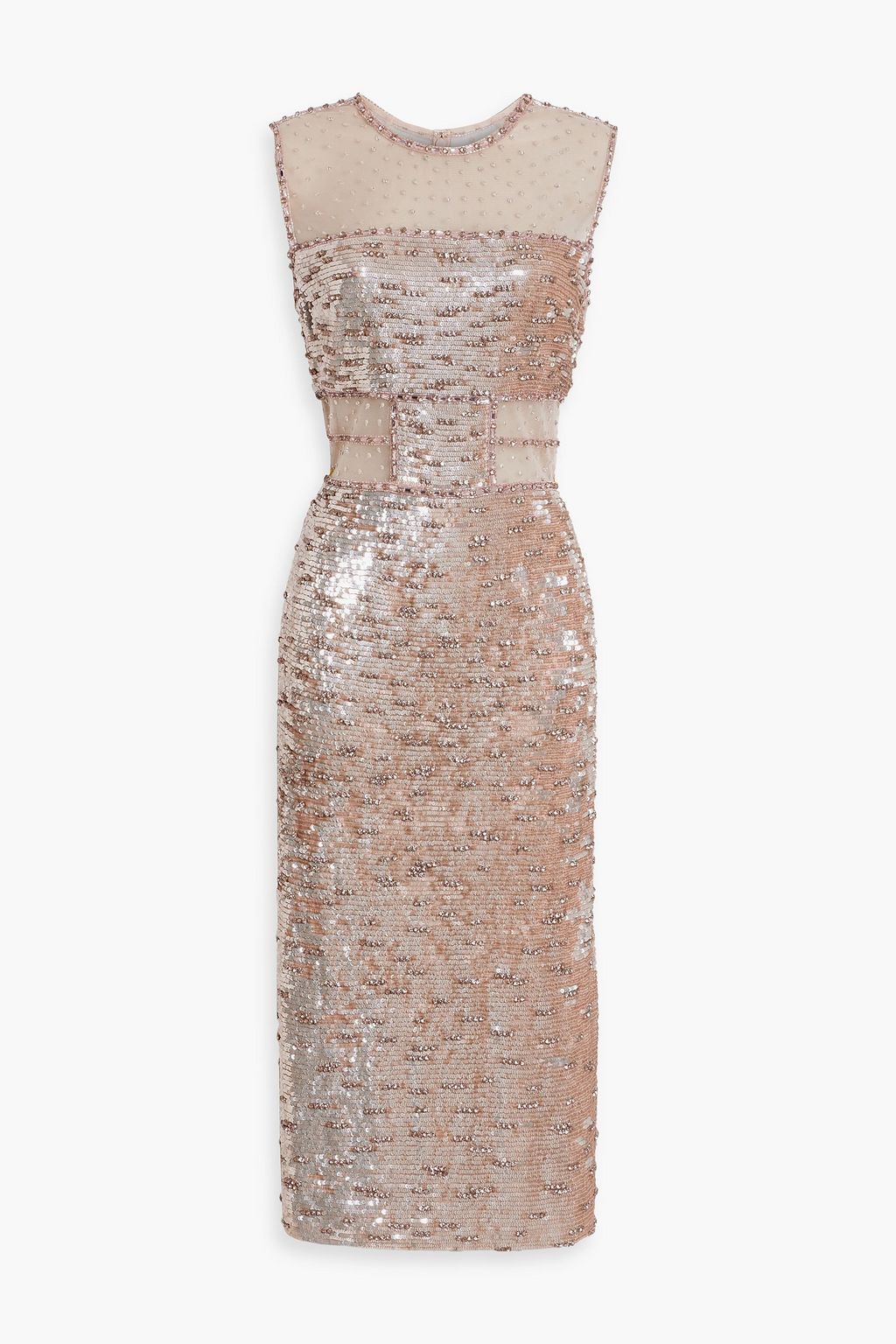 Nikie Embellished Tulle Midi Dress by Jenny Packham – Stunning Formal ...